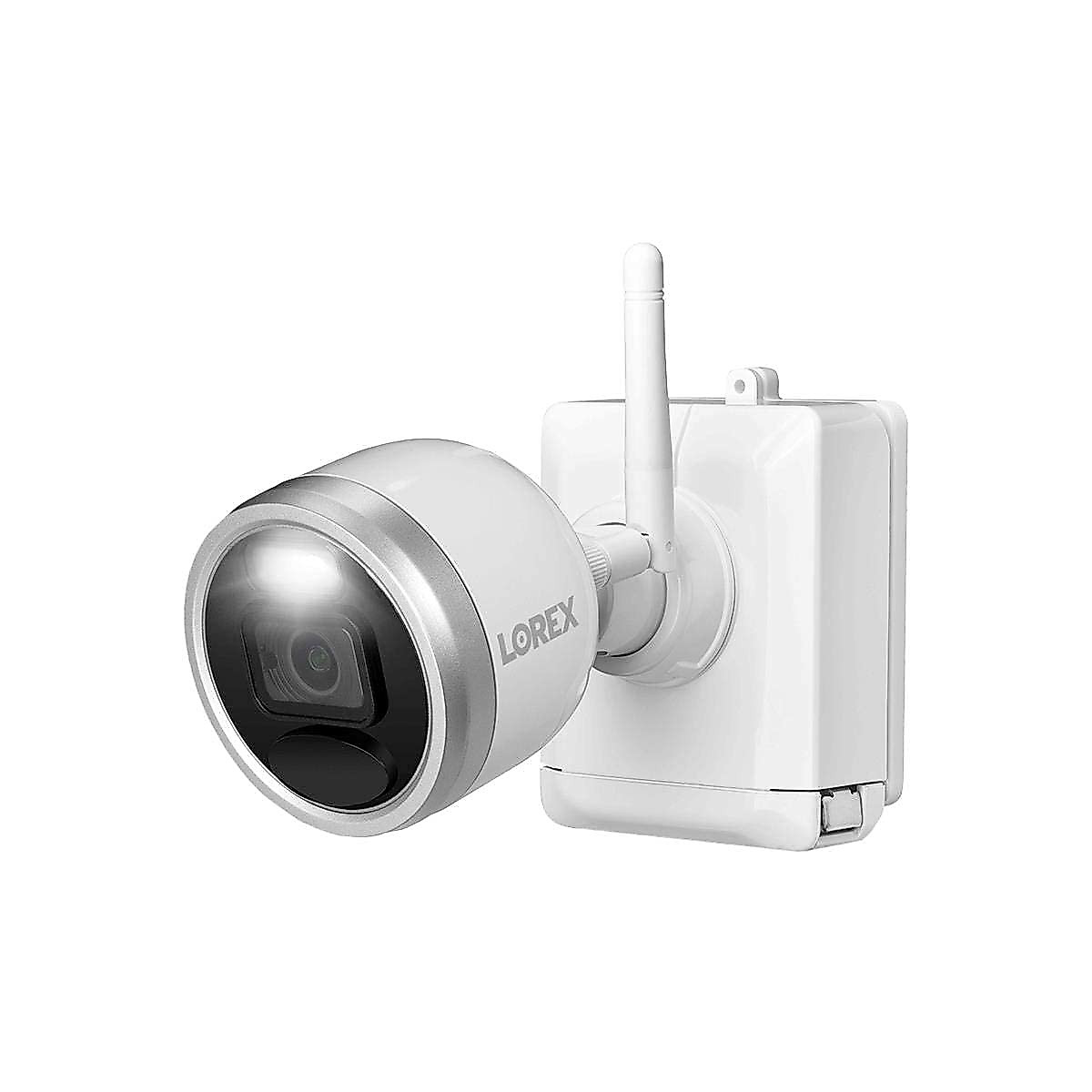 Lorex U222AA 1080p HD Wire-Free Security Camera, 60ft Night Vision, 140 FoV, Ultra-Wide Angle Lens, 2-Way Talk, Person Detection, White (Renewed)