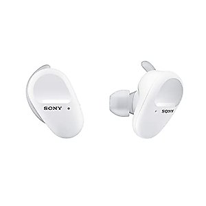 Sony WF-SP800N True Wireless Noise-Cancelling In-Ear Headphones - White (Renewed)