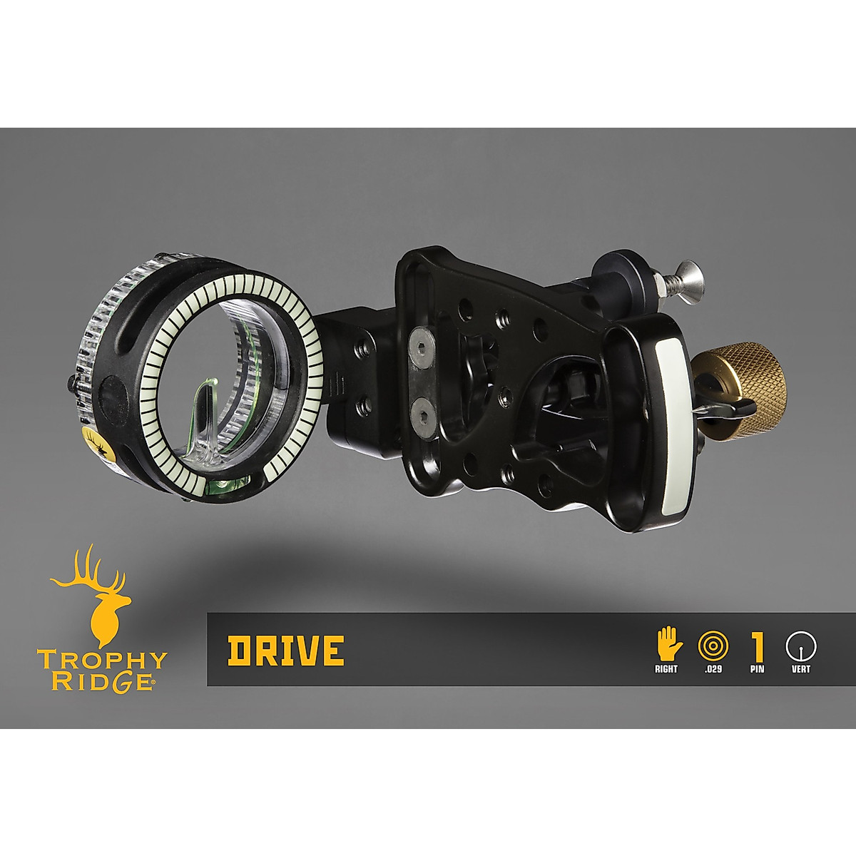 Trophy Ridge Drive Slider Bow Sight , Black