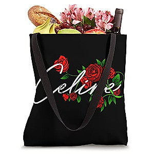 Celine T-Shirt Floral Rose Celine Name Birthday Shirt Gift Tote Bag