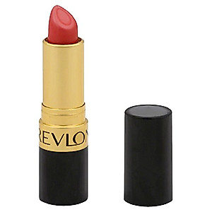 Revlon Super Lustrous Lipstick with Vitamin E and Avocado Oil, Pearl Lipstick in Pink, 425 Softsilver Red, 0.15 oz