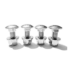 ZRM&E 4 Set 304 Stainless Steel Snowblower Skid Shoe Mounting Bolts Accessories Kit (5/16-18) 3/4" 784-5580