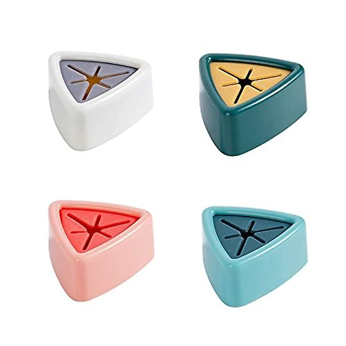 Towel Holder Towel Storage Racks Hanger Adhesive Towels Storage Wash Cloth Clip Sucker Wall Window Bathroom Kitchen Accessories (Sky Blue)