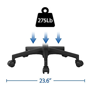 Topeakmart Mordern Comfort Swivel Fabric Home Office Task Chair with Arms and Adjustable Height Suitable for Computer Working and Meeting and Reception Place