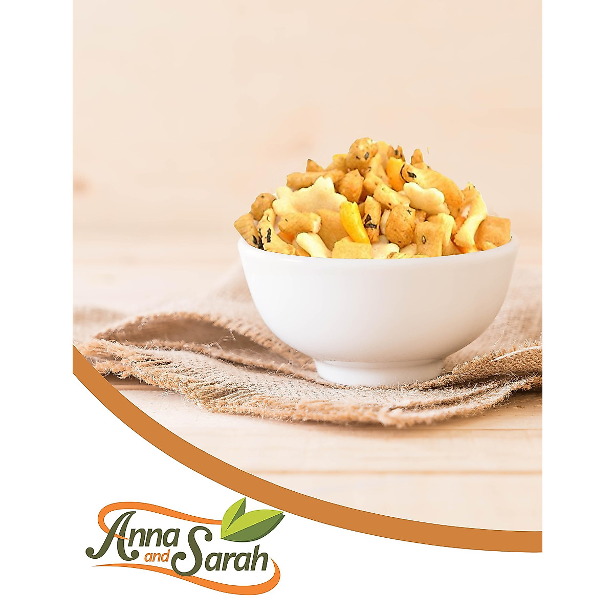 Anna and Sarah Oriental Rice Crackers in Resealable Bag, 2 Lbs