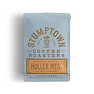 Stumptown Coffee Roasters, Medium Roast Organic Whole Bean Coffee Gifts - Holler Mountain 12 Ounce Bag with Flavor Notes of Citrus Zest, Caramel and Hazelnut