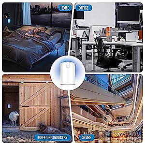 Flying Insect Trap, Indoor Plug-in Fly Trap for Home, Mosquito Killer Indoor Gnat Moth Catcher with Night UV Light, Mosquito Attractant Fly Bug Zapper for Home, Office (1 x Trap & 4 x Refills)