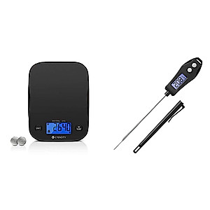 Etekcity Food Scale and Meat Thermometer Black