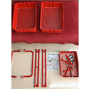 JYDQM Kitchen Rack Trolley Storage Rack Removable Wheeled Vegetable and Fruit Side Basket Storage Rack