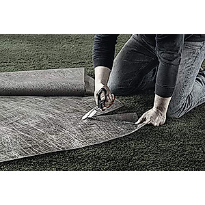 Fiskars PowerArc Heavy-Duty Scissors, Up to 30% More Power, Length 21cm, Durable Stainless Steel Blade/Plastic Handles, 1027204, Orange/Black