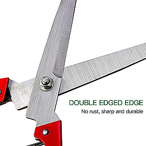 Manual Wool Shearing Shear Stainless Steel Trimming Scissor Long blades Multifunctional garden shears Craft Scissors with spring