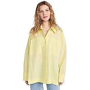 STAUD Women's Payton Top, Sunray, Yellow, M