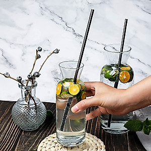 Armrouns 100 Pack Plastic Straws, 10 inch Long Disposable Straw individually wrapped. (10 inch)