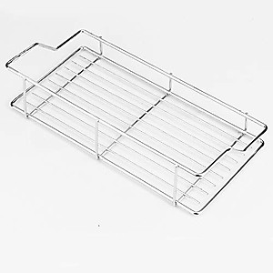 2-Pack 9" Rustproof Stainless Steel Shower Caddy, Adhesive Bathroom Wall Mounted Storage Accessories Shower Shelf Organizer, Chrome