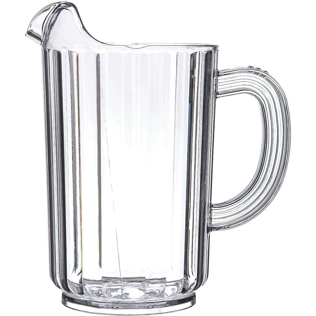 Carlisle FoodService Products Clear Pitcher Tall Pitcher, Plastic Pitcher for Restaurants, Catering, Kitchens, Plastic, 32 Ounces, Clear
