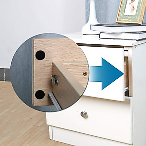 uxcell Furniture Pads Round Self-Stick Non-Slip Anti-Scratch Felt Pads Floors Protector 18mm Diameter 32pcs Black