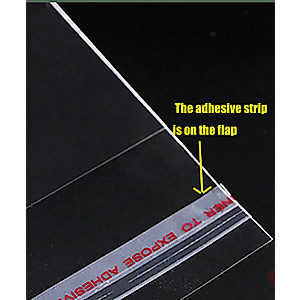 JOSDIOX Cookie Bags for Gift Giving,Self Sealing Cellophane Bags,Clear Resealable Cellophane Bags Self Adhesive Individual Cookie Bags for Packaging 200Pieces (3 x 4)