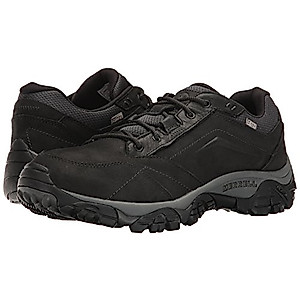 Merrell Men's Moab Adventure Lace Waterproof Hiking Shoe, Black, 9.5 M US