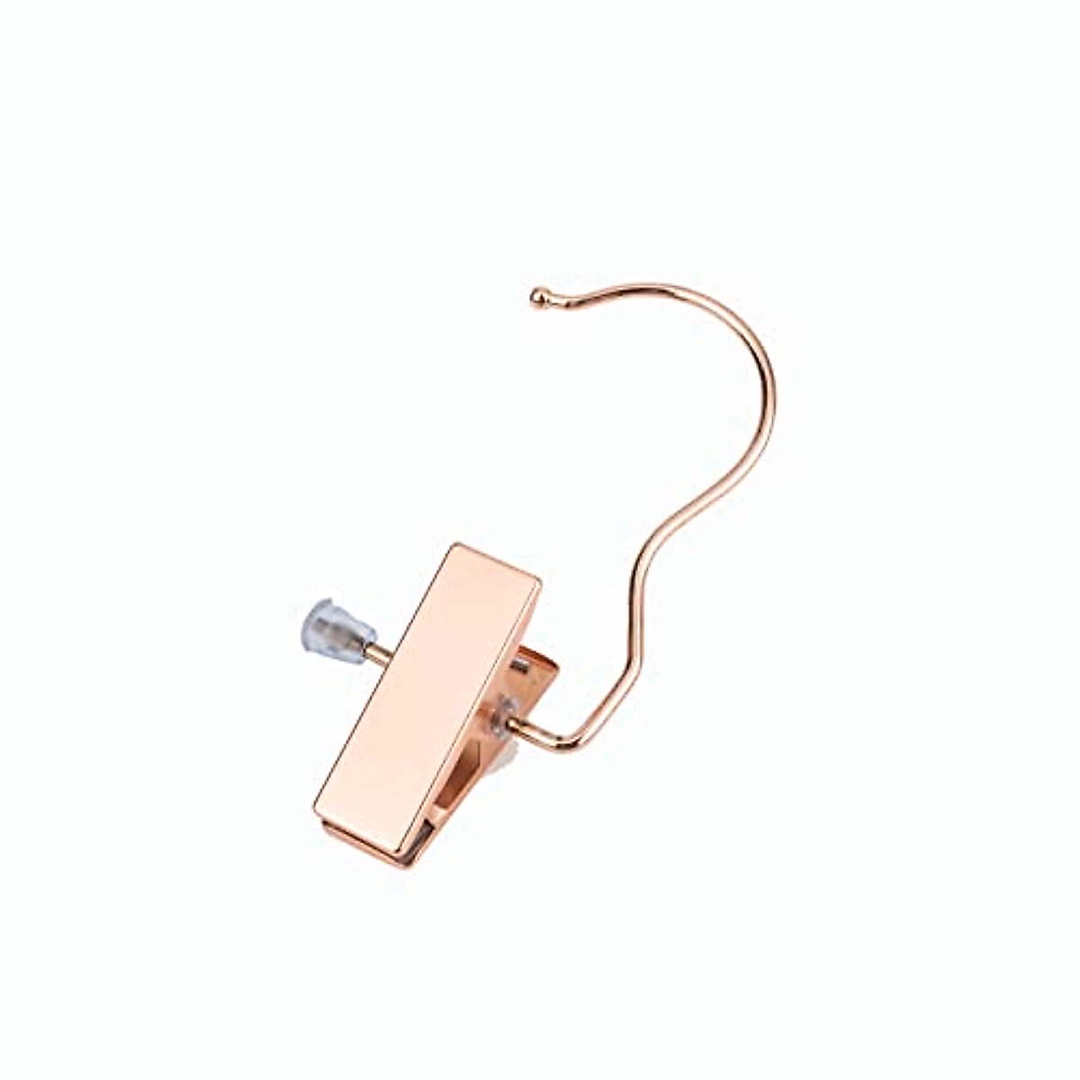 KOOBAY Boots Hanger 4.5" Metal Outfit Hanger Rose Gold Clips for Gloves Shoes Hooks Hair Extension Wigs Clips 12PACK