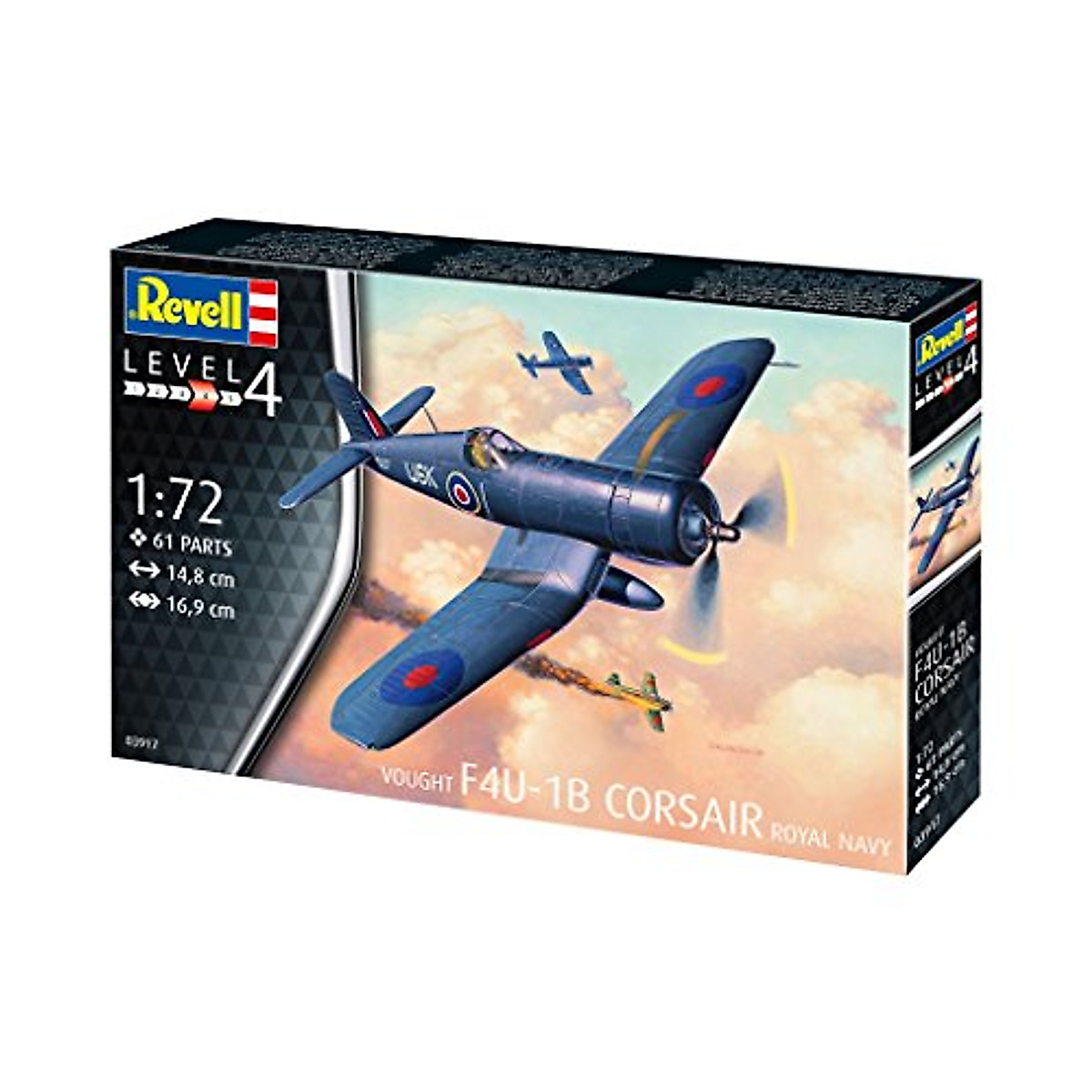 Revell 03917, Vought F4U-1B Corsair Royal Navy, 1: 72 Scale Plastic Model