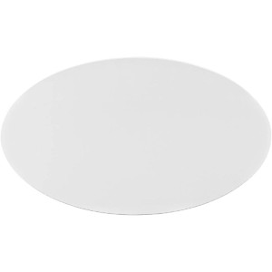 Oakestry 48-inch Mid-Century Modern Oval Dining Table Sleek White Pedestal Base Stylish Kitchen Breakfast Nook Table Space-Saving Design for Dining Room & Small Spaces, 48" D X 27.5" W X 28.5" H