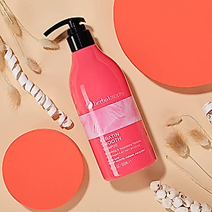 16.9 Fl Oz Keratin Conditioner, Nourishing & Moisturizing Formula for Damaged and Dry Hair, Extra Strength Hydrate & Repair for Color Treated Hair, Anti Frizz, Free of Sulfate, Parabens and Gluten