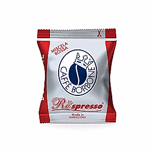 Caffe Borbone Compatible Nespresso 100 Espresso Pods Red Blend, NOT COMPATIBLE with Vertuo, Creamy Espresso with Deliciously Persistent Flavor, Roasted and Freshly Packaged in Italy
