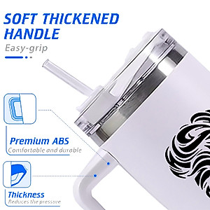 Boss Lady Gifts for Women - 40 oz Insulated Tumbler with Handle & Straw - Best Boss Appreciation Gift, Funny Coffee Mug for Work, Office, Birthday, Christmas, Farewell Gift for Boss or Coworker