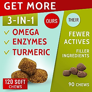 Pawfect Dog Allergy Relief Chews - Anti-Itch Skin Coat Supplement - Itchy Skin Relief Treatment Pills w/ Omega 3 Fish Oil - Itching & Paw Licking - Dry Skin & Hot Spots - 120 Immune Treats - Bacon