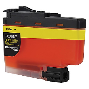 Brother Genuine LC3035Y, Single Pack Ultra High-Yield Yellow INKvestment Tank Ink Cartridge, Page Yield Up to 5,000 Pages, LC3035, Amazon Dash Replenishment Cartridge