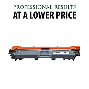 Re-Manufactured Toner Cartridge Replacement for TN-221BK | Supper Standard High Yield Laser Printer Cartridge Compatible with Brother HL - Black by Premium Ink&Toner