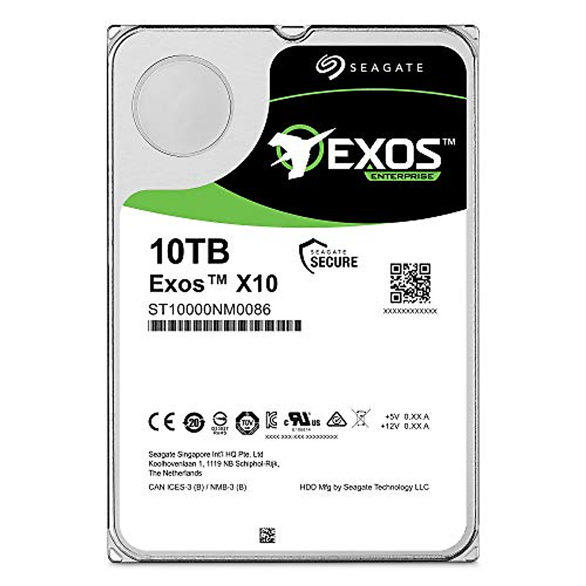 Seagate Enterprise Capacity 3.5 HDD 10TB (Helium) 7200RPM SATA 6Gb/s 256 MB Cache Internal Bare Drive (ST10000NM0016)