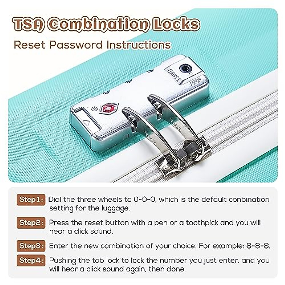 imiomo Carry On Luggage 20 Inch airline approved Hardside 3PCS Set Lightweight Rolling Travel Luggagewith TSA Lock， Suitcase with Spinner Wheels (GREEN+beige, Carry-On 20-Inch)