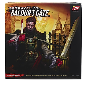 Avalon Hill Hasbro Gaming Betrayal at Baldur's Gate Modular Board Hidden Traitor Game,Ages 12 and Up,D&D,Based on Betrayal at House on The Hill