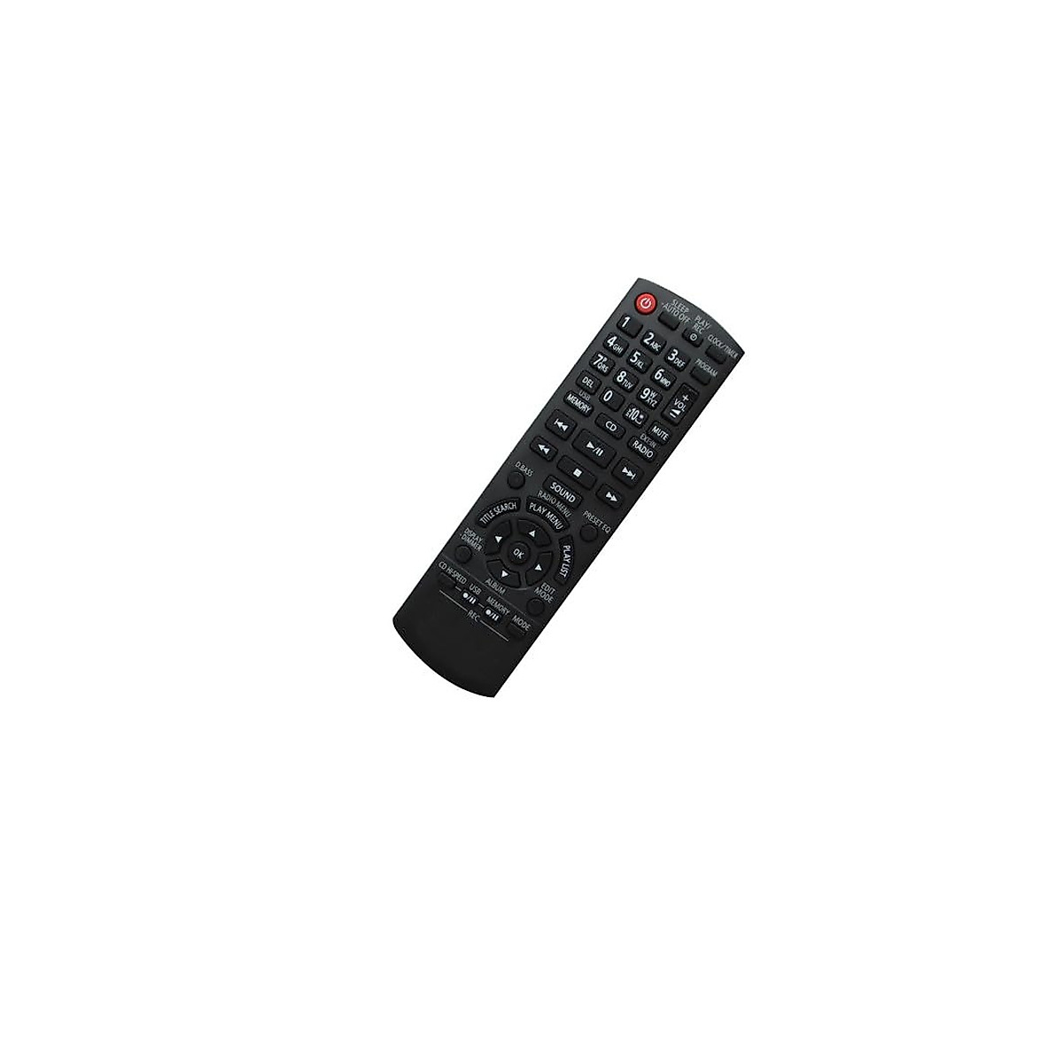 HCDZ Replacement Remote Control for Panasonic SA-PM29P SA-PM29 SC-PM29 SC-PM313 SA-PM71 SC-PM71 N2QAYB000911 SA-AKX17PH SA-AKX17PN Mini Micro Hi-Fi Bookshelf Audio Compact Stereo System