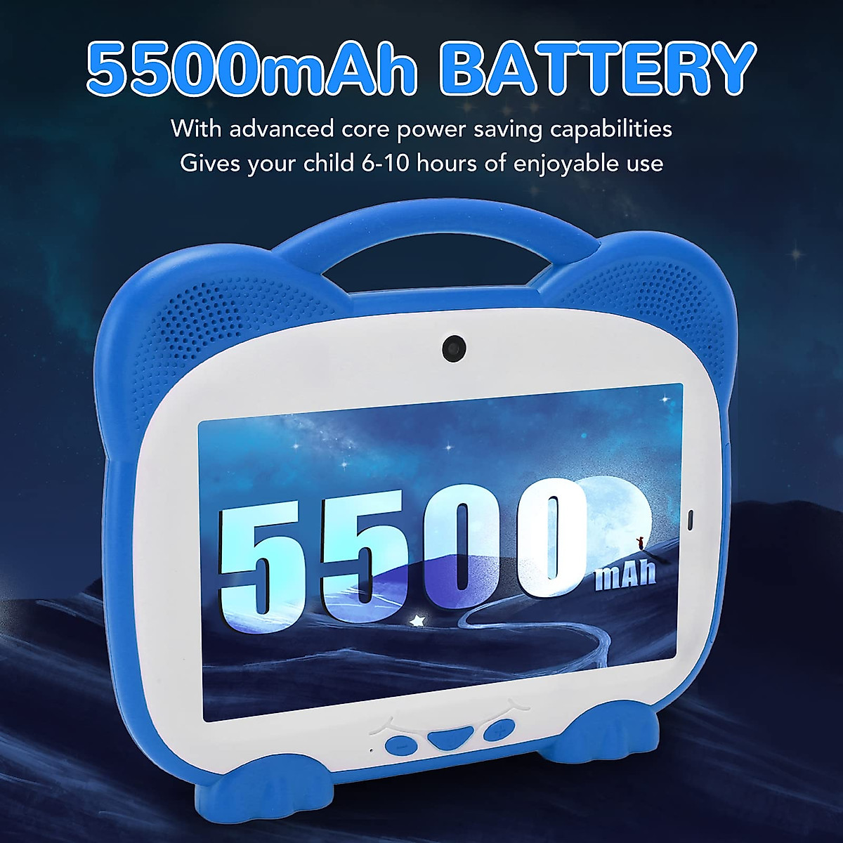 Kids Tablet, 4GB and 32GB Tablet 7 Inch Quad Core HD 1080P for Android 10.0 for Boys (Blue)