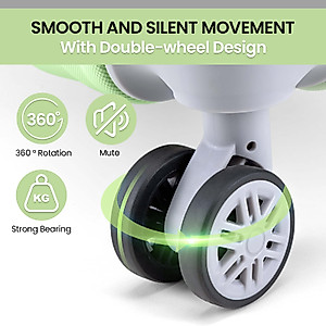 AnyZip Carry On Luggage Expandable PC ABS Durable Hardside Suitcase with Spinner Wheels TSA Lock 20 Inch LightGreen