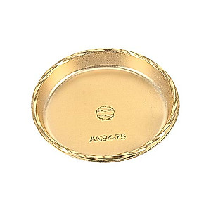 Abuhem 3 Inches Mini Cake Boards Stands Rounds 100pcs, Disposable Gold Mousse Cake Circle Cardboard with Coated Greaseproof Base Perfect for Cake Decorating for Wedding, Birthday, Party, Home (Gold)
