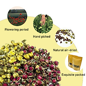 Acsist Natural Flower Soft Hamster Bedding Green Herbs Guinea Pig Bedding Small Animal Habitats Decor Odor Control Herbal Gerbils Chews Treats for Dwarf Hamsters Rabbits Ferrets