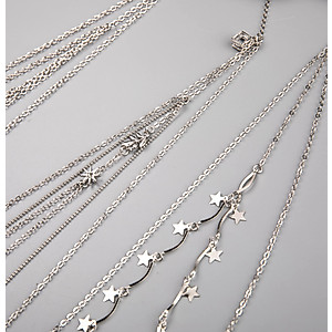 NICEIGHT Thigh Chains for Women 8PCS Leg Chains for Women Snake Leg Chain Layered Body Chain Beach Jewelry Set S