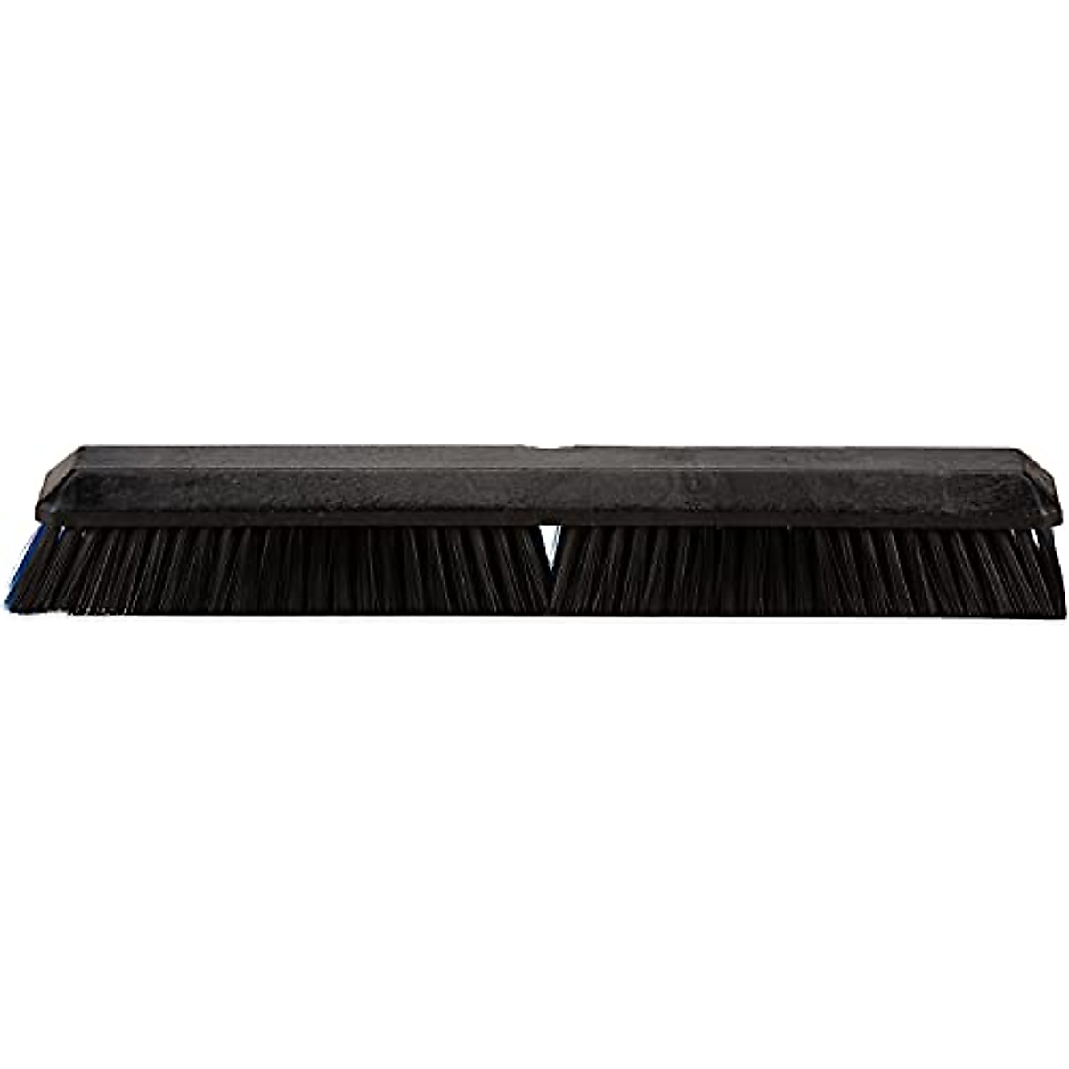 SPARTA 4188000 Spectrum Plastic Push Broom Head, Heavy Duty Broom, Industrial Broom With Synthetic Bristles For Outdoor, Indoor, Garage, Concrete, Patio, Kitchen, Bathroom, 18 Inches, Black