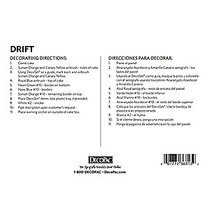 DecoSet® Hot Wheels Drift Birthday Cake Decorations, 2-Piece Topper with Race Car and 3D Racetrack Plaque, Create Action-Packed Racing Cakes for Birthdays and Parties