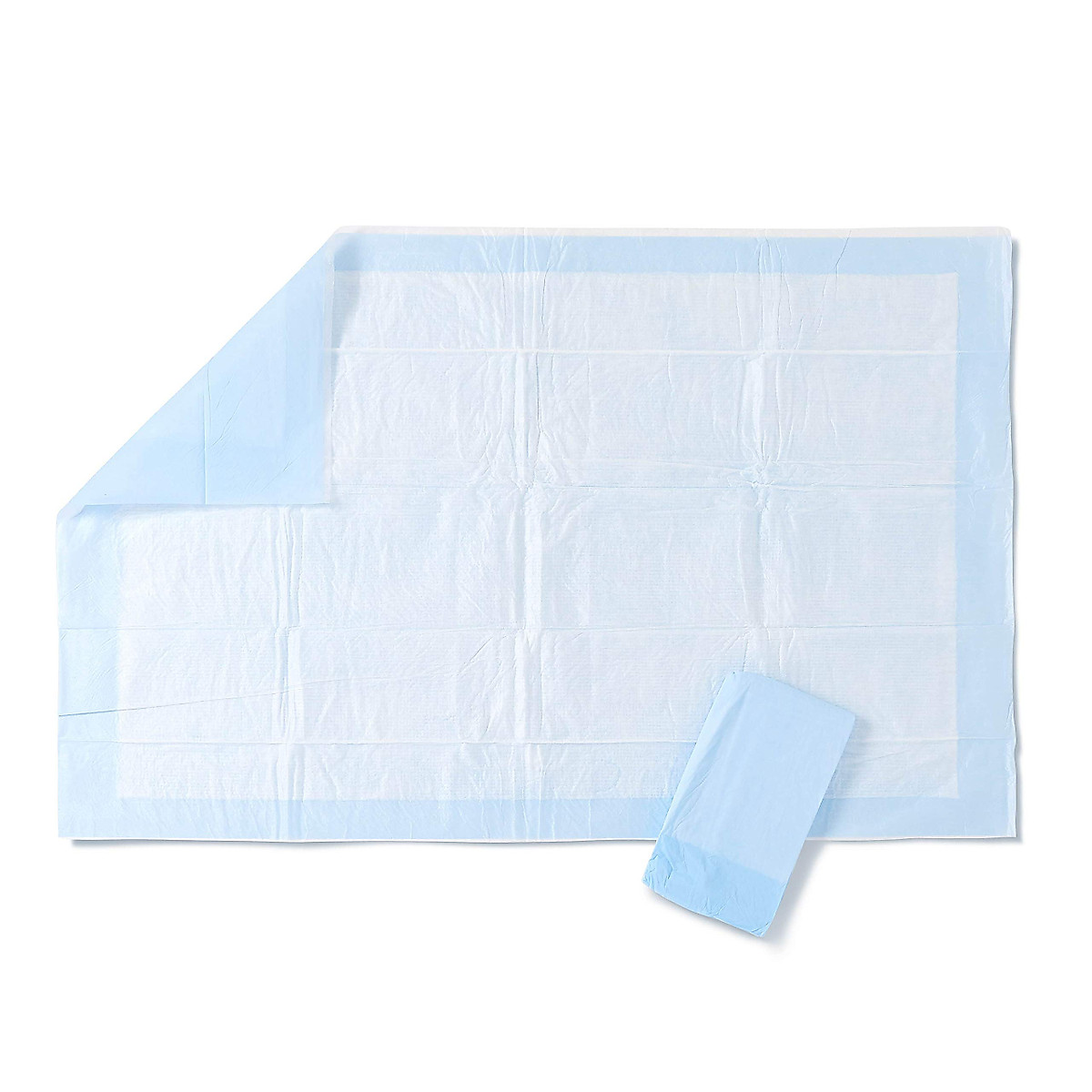 Medline Ultra Lightweight Tissue and Plastic 23” x 36” Disposable Underpad, Great for Changing Table and Surfaces, 150 Per Case, 5 Per Bag