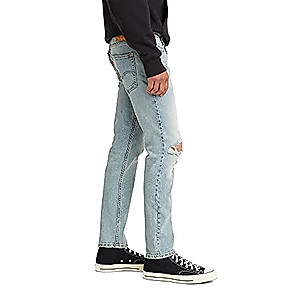 Levi's Men's 512 Slim Taper Fit Jeans, Hypertrack Destructed-Light Indigo, 28W x 32L
