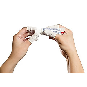 Bertech Nitrile Finger Cots, Powder-Free and Anti-Static, Medium, White (Pack of 720)