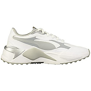 Puma Men's Rs-G Golf Shoe, Puma White-Quiet Shade-Quarry, 10
