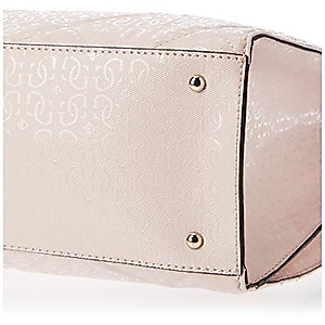 GUESS womens Dilla Elite Society Satchel, Blush, One Size US