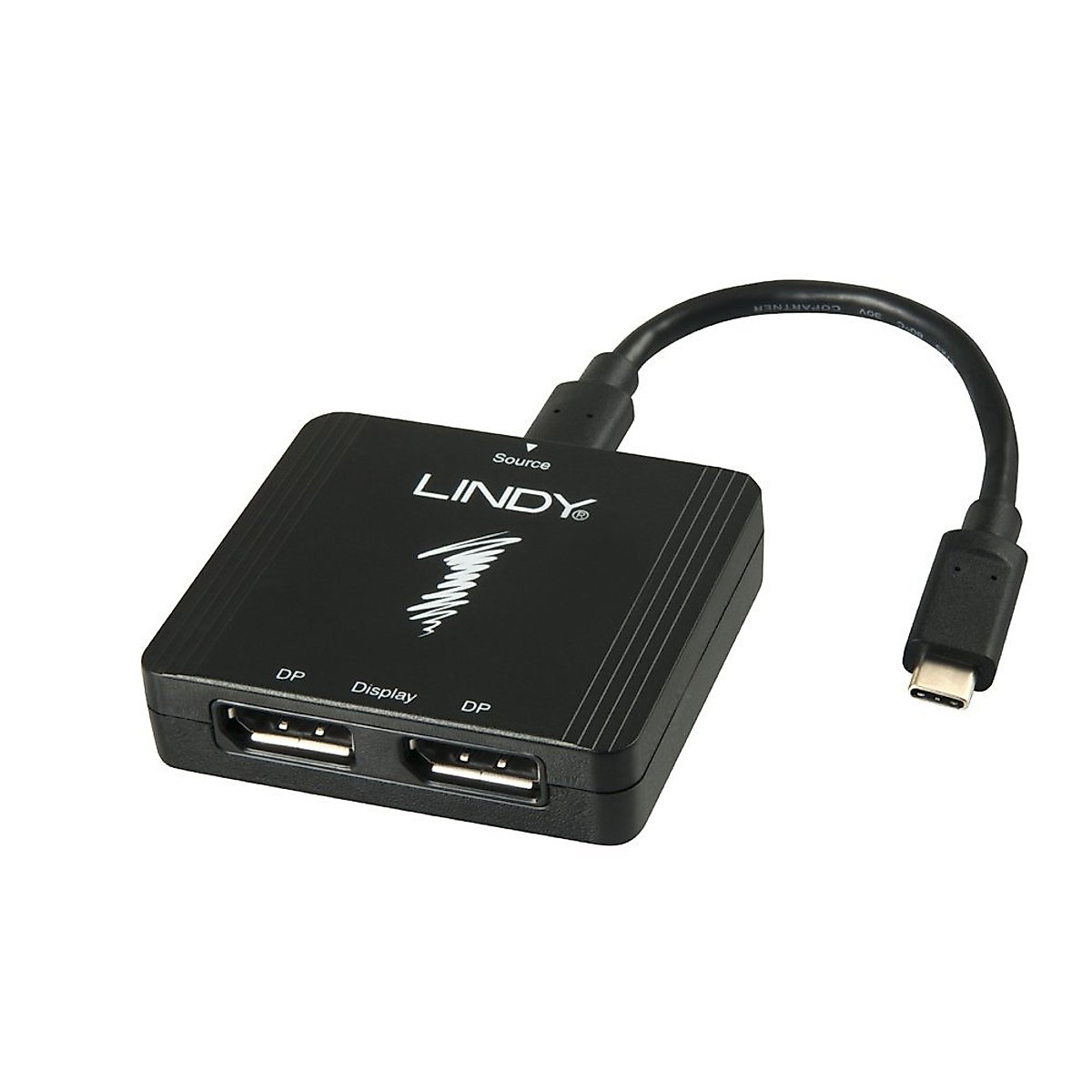 LINDY USB 3.1 Type C to 2X DP Splitter -2 Port MST Hub