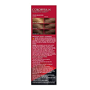 Revlon Permanent Hair Color, Permanent Brown Hair Dye, Colorsilk with 100% Gray Coverage, Ammonia-Free, Keratin and Amino Acids, Brown Shades (Pack of 3)