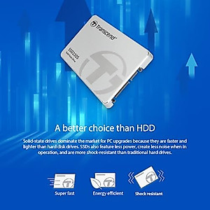 Transcend TS1TSSD230S 1TB SATAIII 2.5” Internal Solid State Drive with speeds up to 560MB/s
